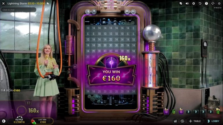 Lightning Storm by Evolution Gaming: Play for Up to 20,000x Wins