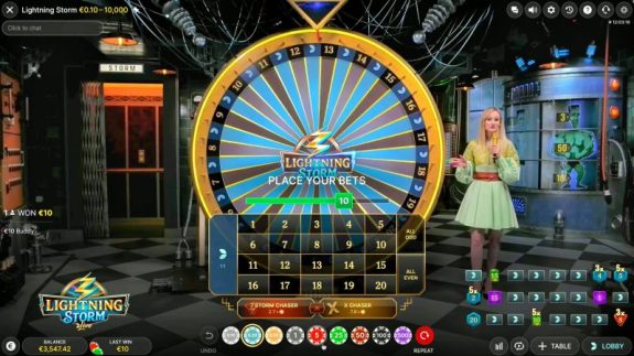 Lightning Storm by Evolution Gaming: Play for Up to 20,000x Wins